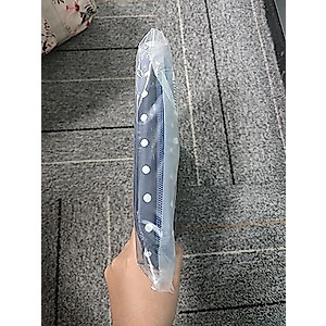 Narwey Travel Makeup Bag with Brush Compartments，Portable Cosmetic Bag，Make up Bag Makeup Organizer Case with Brush Storage for Women(Blue Polka Dot)