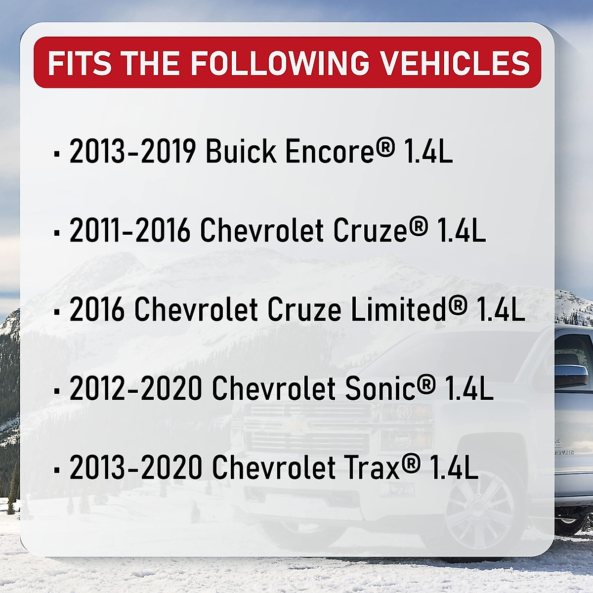 Engine Coolant Housing Water Outlet with Sensor - Compatible with Chevy Cruze, Sonic, Trax and Buick Encore 1.4L - Replaces 25193922, 15-11105, 902-846, 55565334, 1511105, 902846