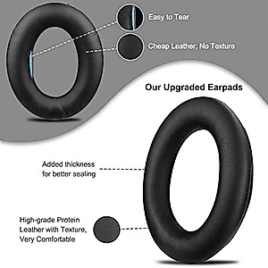 SOULWIT Professional Earpads Replacement for Bose Triport 1 (TP-1), Triport 1A (TP-1A), Around-Ear 1 (AE1) Headphones, Ear Pads Cushions with Noise Isolation Foam, Added Thickness