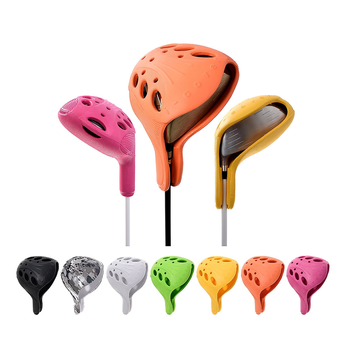 i-cover Golf Driver EVA Washable Colorful Headcover (Black)