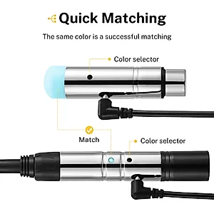 Donner DMX512 Wireless Controller Dfi DJ 2.4G Wireless DMX 7 Receivers with Light Dome & 1 Transmitter LED Lighting Control for LED Stage Disco Party Bar Lighting 8PCS