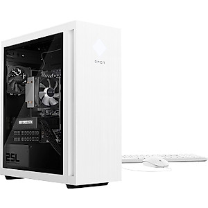 HP OMEN 25L Gaming & Entertainment Desktop PC (AMD Ryzen 5 5600G 6-Core, 16GB RAM, 512GB PCIe SSD + 1TB HDD (3.5), GeForce GTX 1660 Super, WiFi, Bluetooth, HDMI, Win 11 Home) Refurbished (Renewed)