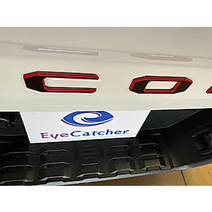 EyeCatcher PRO Premium Tailgate Letter Inserts Compatible with 2016-2023 Tacoma (Black and Red)