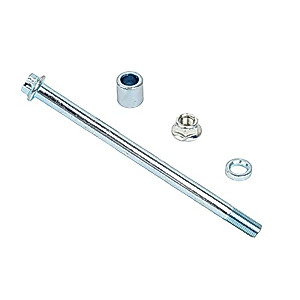 Mokuo 12mm 185mm Front Rear Axle with Bushing 5mm 20mm Fit for Motorcycle Pit Dirt Bike Moped Scooter QUAD ATV Mini Bike Parts