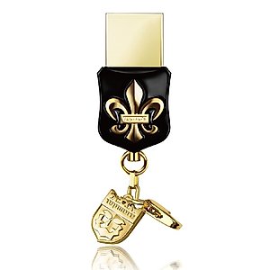 TOPMORE NR Series USB 3.0 The Capets Logo Design Flash Disk Portable High Read Speed Memory Stick (64GB, Black & Gold)