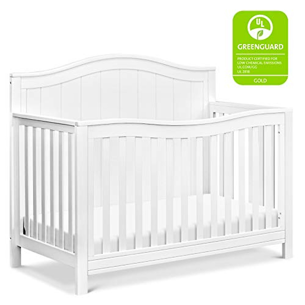 DaVinci Aspen 4-in-1 Convertible Crib in White, Greenguard Gold Certified