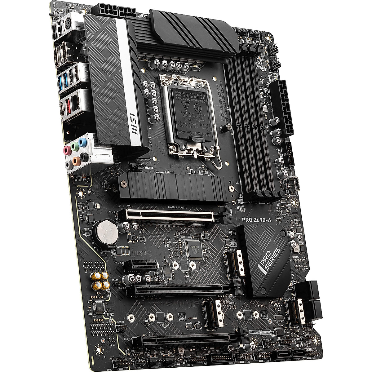 MSI PRO Z690-A ProSeries Motherboard (ATX, 12th Gen Intel Core, LGA 1700 Socket, DDR5, USB 3.2 Gen 2, PCIe 5, 2.5G LAN, M.2 Slots)