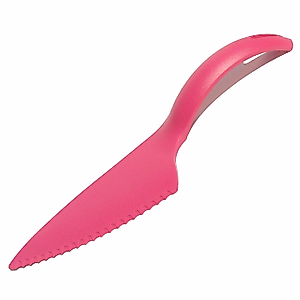 Tupperware Cut N Serve Pastry Server Cake or Pie Wedge Slicer Fuchsia Pink