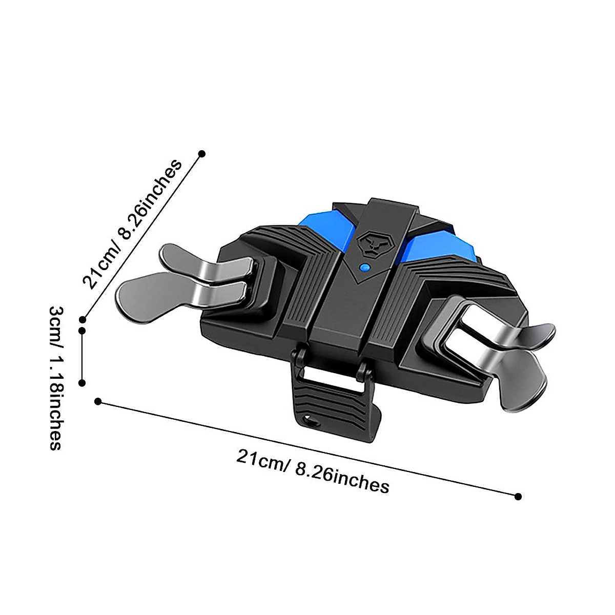 Denpetec Back Button Attachment Professional Portable Gaming Accessories with 4 Mapping Paddles Ergonomic Controller Adapter