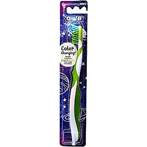 Oral-B Pro-Health Junior CrossAction Galaxy Toothbrush, Ages 6+, Soft - Pack of 4