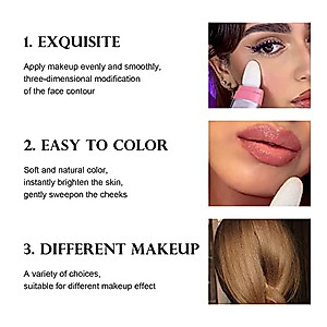 NewBang Polvo De Hadas Highlighter Powder Stick Makeup,Body Glitter Shimmer and Shine High Gloss Blush Contour Makeup,Smooth Sparkle Patting Powder for Face Eyes Lips Hair Body Glow -3 Colors