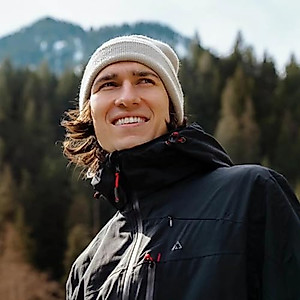 Apricoat Adventure 2.0 Men's Warm Winter Jacket Insulated, Hooded, Waterproof and windproof for Traveling, Hiking, Trekking, Camping, & All Sports Activities such as Snowboarding & Skiing-Black