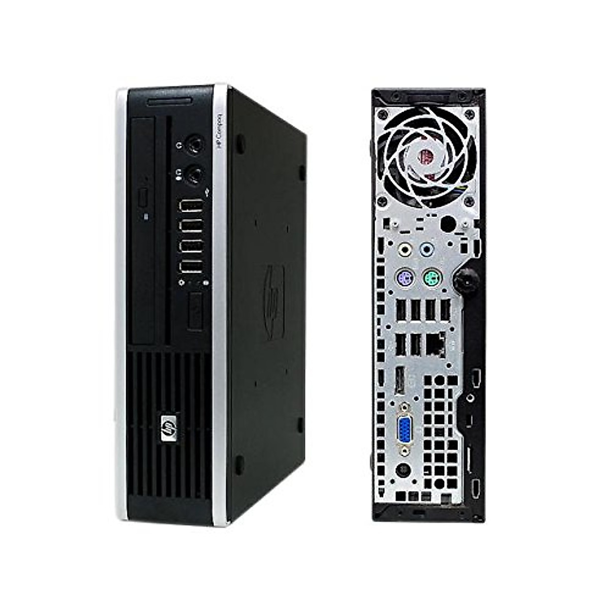 HP Elite 8000 USFF Windows 10 Desktop Computer C2D 3.0 PC 4GB 160GB DVD ...
