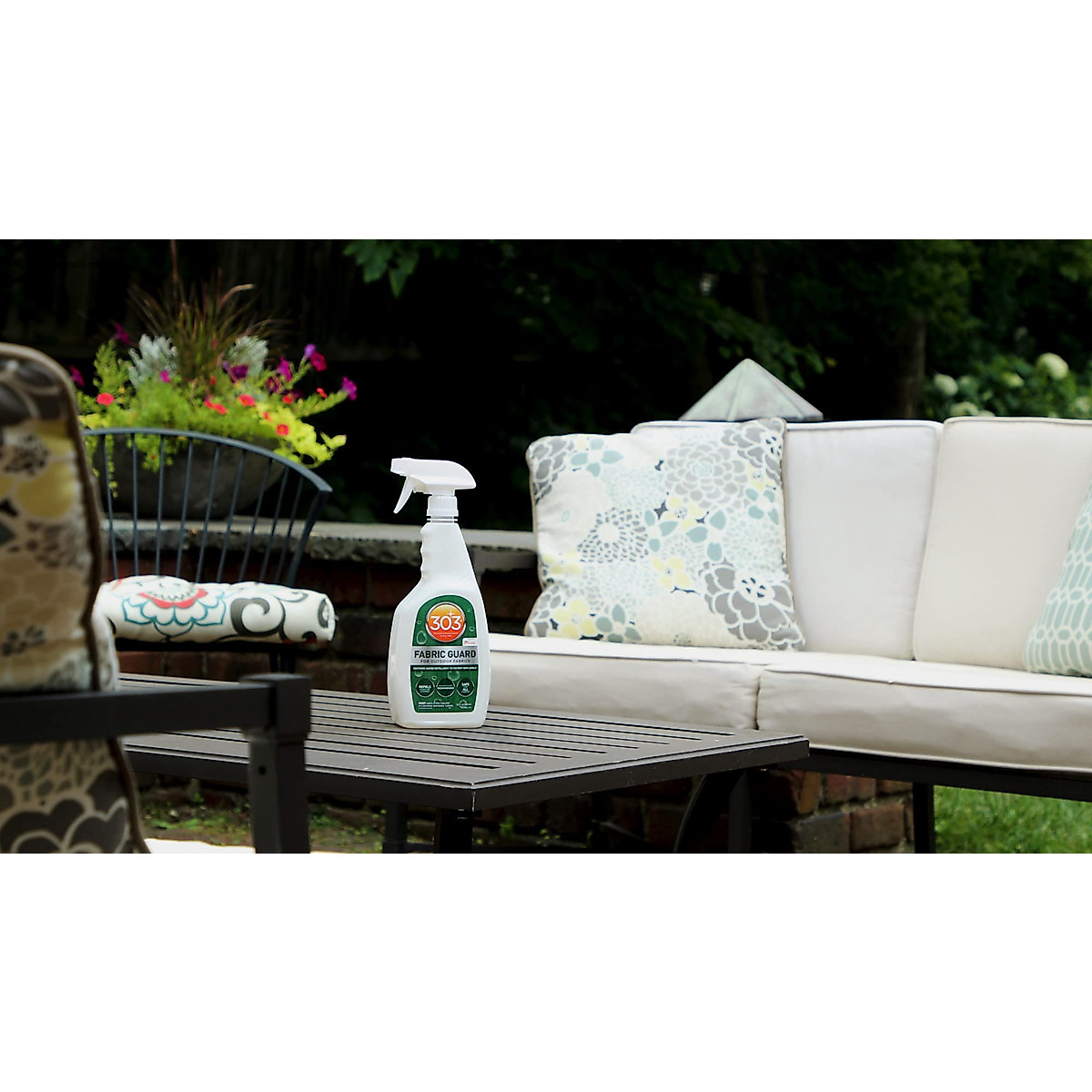303 Fabric Guard - For Outdoor Fabrics - Restores Water Repellent Properties - Repels Moisture & Stains - Manufacturer Recommended - Safe For All Fabrics, 16oz (30605CSR) Packaging May Vary