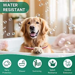 Woyamay 4 Pack Flea Collar for Dogs, Adjustable Flea and Tick Collar for Dogs, 32-Month Flea and Tick Prevention for Dogs, Dog Flea and Tick Collar, Water-Resistant Dog Flea Collars, Red & White