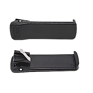 MINGYINIGE 4Pack HLN8255 Belt Clip Compatible for Motorola DP1400 DEP450 PR400 CP200 CP200D CP200XLS CP040 CP140 CP150 GP3688 EP450 PMNN4251 NNTN4497 NNTN4970 NNTN4851 black