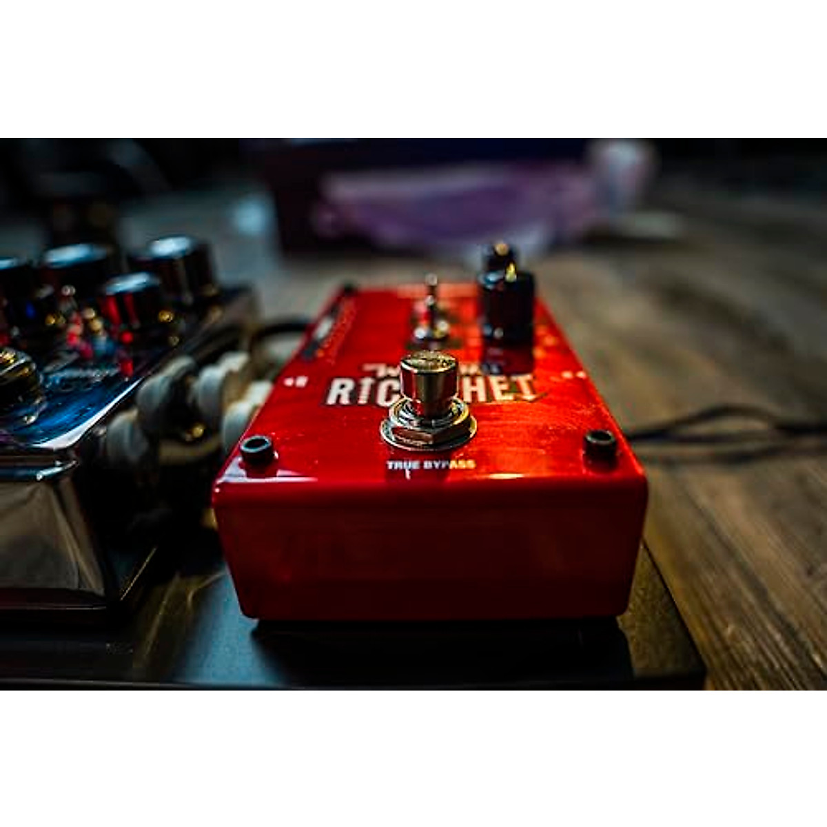 DigiTech Mini Pitch Acoustic Guitar Effect Pedal, Red (Whammy Ricochet)