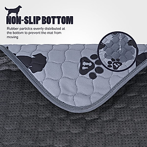 JUMEIHUI Washable Pee Pads for Dogs, Reusable Pee Pads for Dogs Non Slip,Pet Supplies Dog Pee Pads Extra Large,Playpen,Indoor 31X36 Inch(pack of 2)