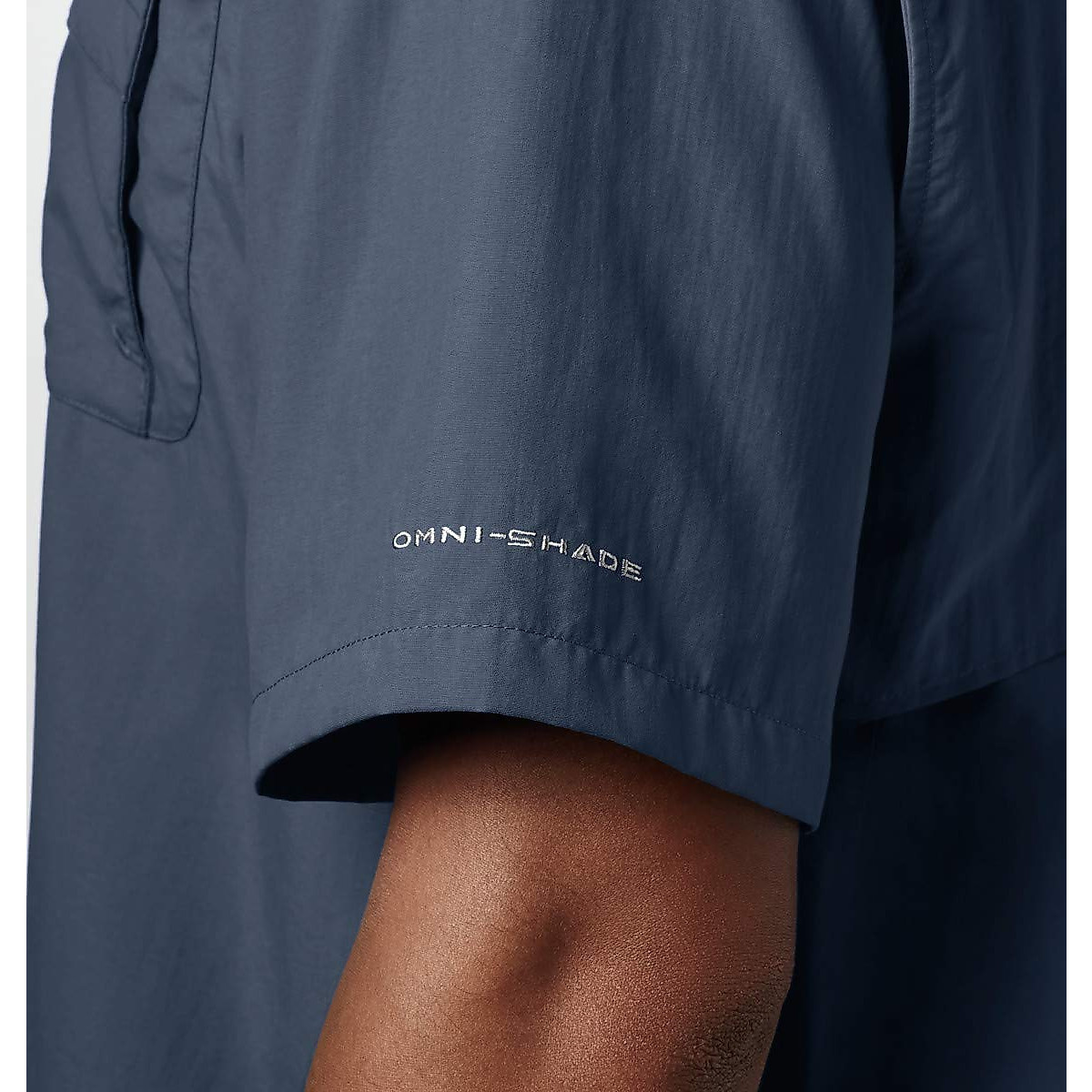 Columbia Men's Bahama II UPF 30 Short Sleeve PFG Fishing Shirt, Collegiate Navy, Large