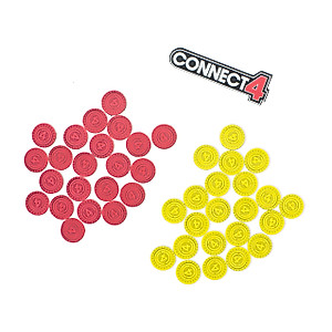 Paladone Connect 4 Fridge Magnet Game, Includes 47 Refrigerator Magnets