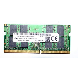 MTA16ATF2G64HZ-2G6E1 Memory Module DDR4 SDRAM 16GB PC4-2666V-SE1-11 260-SODIMM