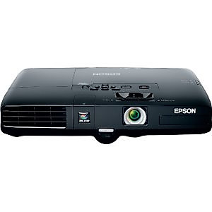 Epson PowerLite 1761W, WXGA, Wireless, 2600 Lumens Color Brightness, 2600 Lumens White Brightness, Ultra Lightweight 3LCD Projector