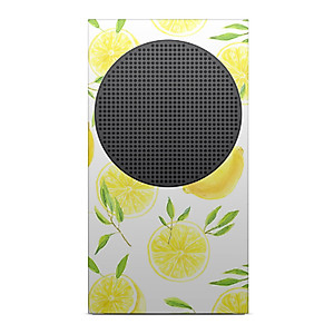 Head Case Designs Officially Licensed Katerina Kirilova Lemons Patterns Vinyl Sticker Gaming Skin Decal Cover Compatible With Xbox Series S Console and Controller Bundle