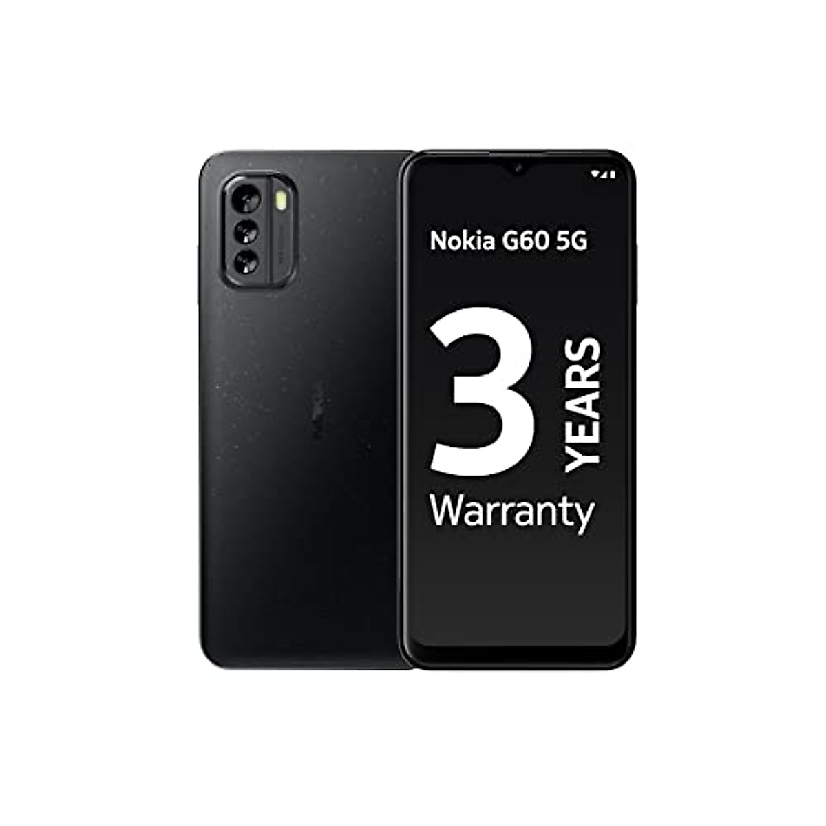 Nokia G60 5G Dual-SIM 64GB ROM + 4GB RAM (GSM only | No CDMA) Factory Unlocked 5G Smartphone (Black) - International Version