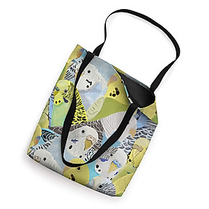 Budgie Parakeets Tote Bag