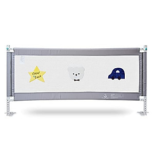 Bed Rail for Toddlers Extra Long Bed Railing for Queen & King & Twin Full Size Bed Rail Guard Bed Safety Fence Guard Rail Rail Sleep Rails Bed barriers Bumper Extra Tall Rail 70.8" 1 side