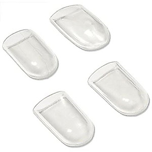 Pro-Tec Athletics Womens Cap Toenail Protection, Clear, Pack Of 4 US