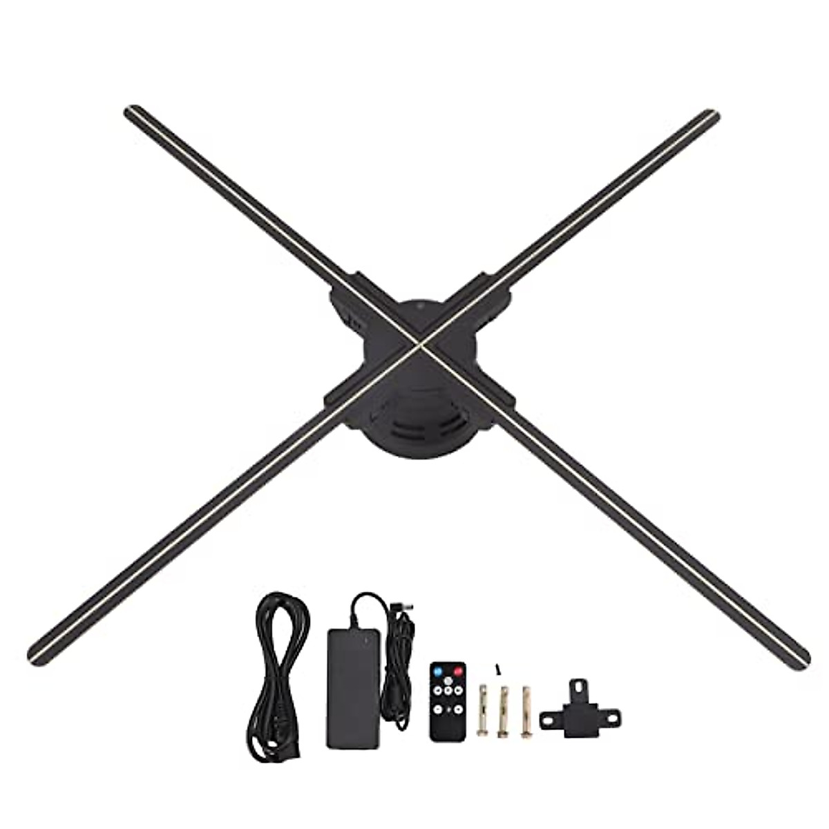 3D Holographic Fan Projector HD Holographic Advertising Display Machine for Shop Bars 70cm 1600x832 100‑240V