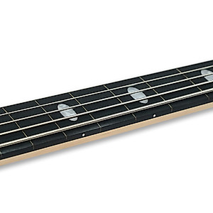 Left-handed Fretless 5 String Electric Bass Guitar Okoume body