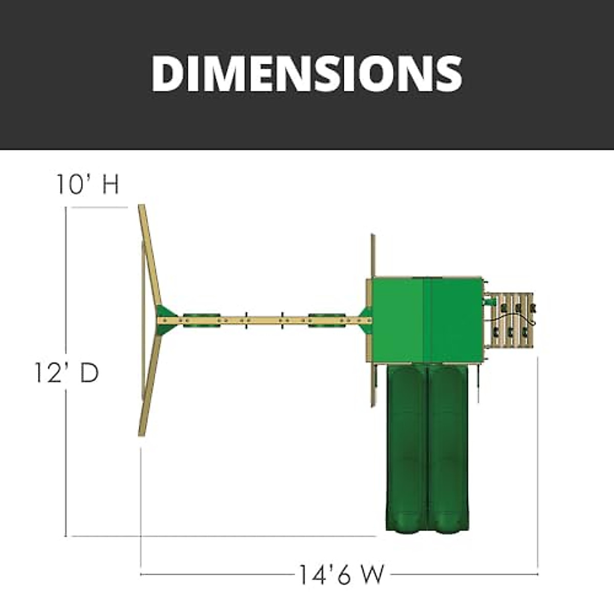 Gorilla Playsets 01-1057 Playmaker Deluxe Wooden Swing Set with Vinyl Canopy Roof, Dual Wave Slides, and Rock Climbing Wall, Redwood Stained Cedar (Amazon Exclusive)