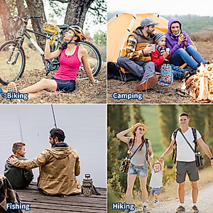 AJLTPA Half Gallon Water Bottle Sleeve with Strap and 2 Pockets, 64 oz Water Bottle Holder Carrier Compatible with Yeti & RTIC Half Gallon Jugs, 64oz Hydro Flask (Bright Floral)