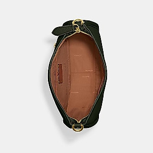 Coach Soft Pebble Leather Cary Shoulder Bag Amazon Green One Size