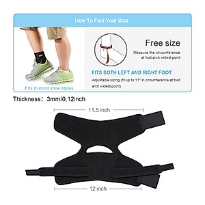 Ankle Support, Adjustable Ankle Brace Breathable Achilles Tendonitis Support for Plantar Fasciitis Sports Protect Ligament Damage Injury Recovery One Size Men Women
