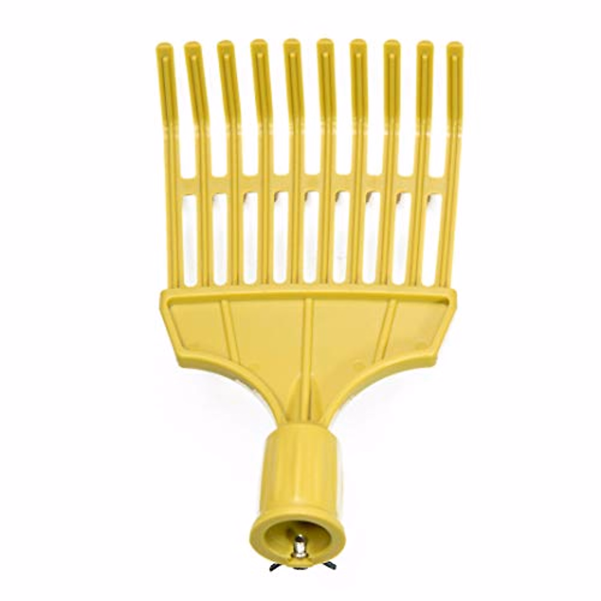 DocaPole 4 inch Roof Rake & Shrub Rake // Extension Pole Roof Rake Attachment // for Roof Raking and Detailed Shrub Raking Under Bushes and in Flower Beds // Flower Bed Rake // Small Rake Attachment