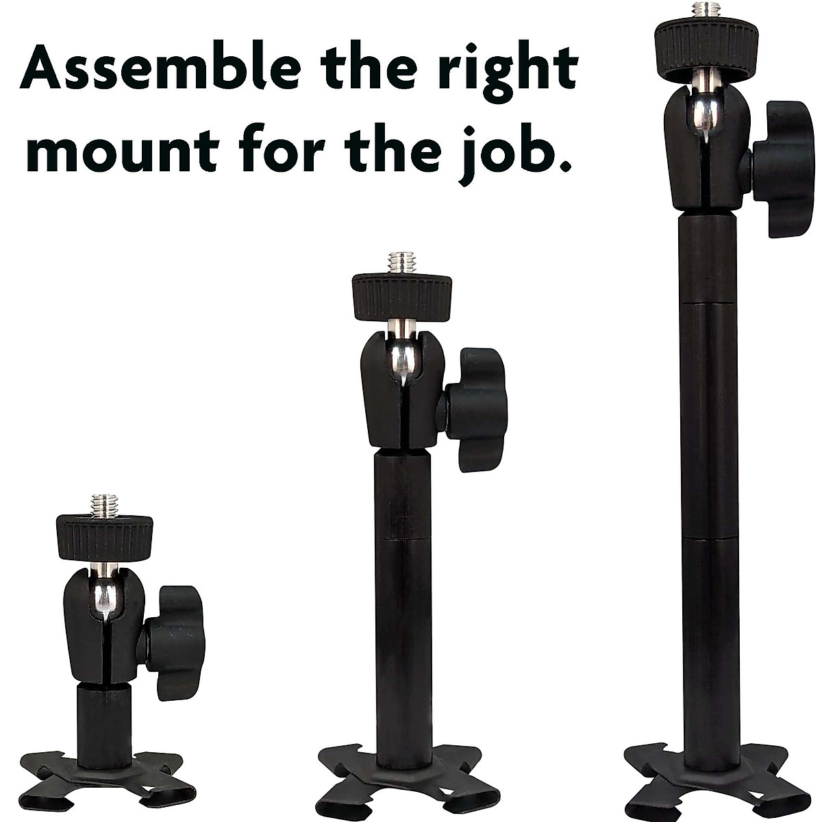 Panavise Universal CCTV Mount Black 2.25 x 3.25 x 4.25