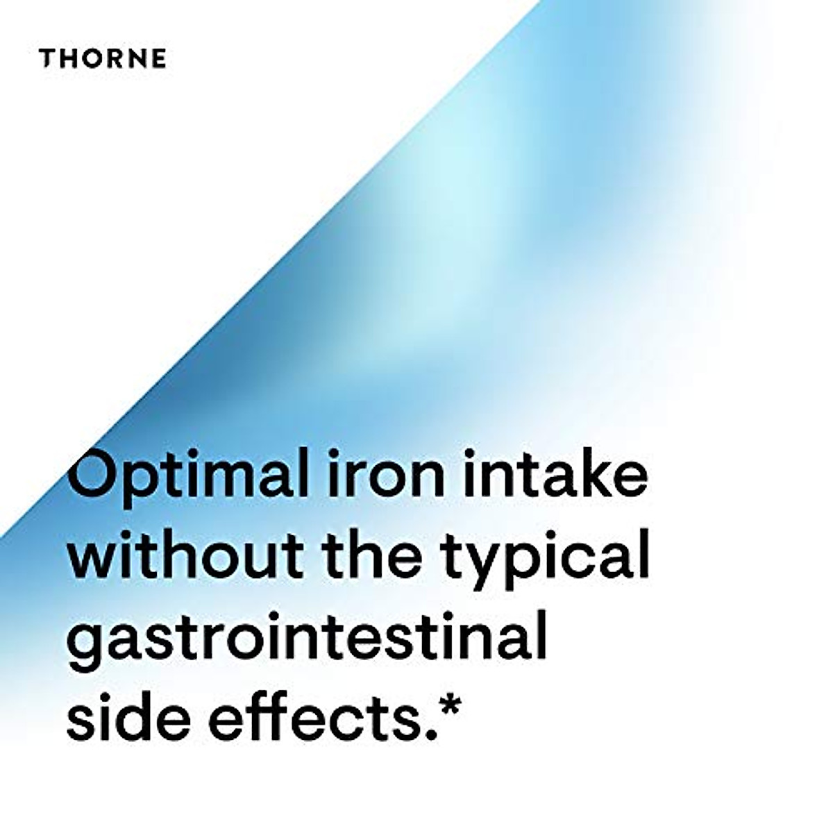 Thorne Iron Bisglycinate - 25 mg - Optimal Absorption - Support Red Blood Cell Formation - Fight Fatigue and Other Symptoms of Iron Deficiency - NSF Certified for Sport - Gluten-Free - 60 Capsules