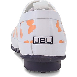 JBU by Jambu Women's Bumblebee Garden Ready Rain Shoe, Blue Butterfly Print, 7