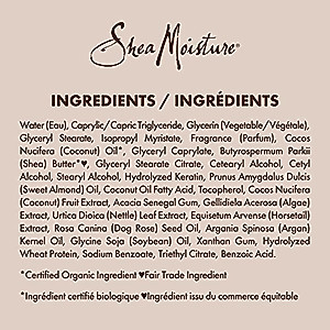 SheaMoisture Leave-in Conditioner Treatment for All Hair Types 100% Extra Virgin Coconut Oil Silicone Free Conditioner 8 oz