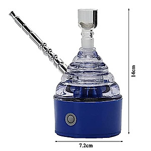 JZLF Handheld Smoker Gun Cocktail Smoking Gun with Bubble Nozzle and Hose, Smoke Generator, Drink Infuser Kit, Gift for Man Random Color