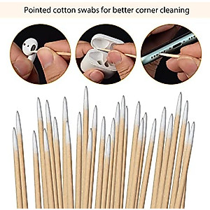 Airpod Cleaner Kit,Earbuds Cleaning Pen for Airpods Pro 1 2 Generation Earphones Case Headphone Multi-Function Pen Brushes Putty Tool for Phone Speaker Compatible iPhone Charging Lightning Port Hole