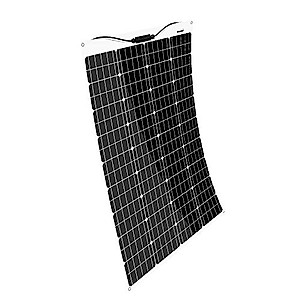 Giosolar 200 Watt 12 Volt Solar Marine Kit Monocrystalline Panel with 20A LED Charge Controller for RV Solar Charging Off-Grid System