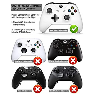 YoRHa Laser Carving Silicone Skin for Xbox One S/X Controller x 1(Skulls Red) with Exclusive Thumb Grips x 8