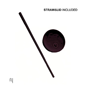 CeylonManel 40oz Stainless Steel Double Wall Vacuum Insulated Sublimation Tumbler with Handle, Straw, Lid Travel Cups in Matte Finish (Black), Large