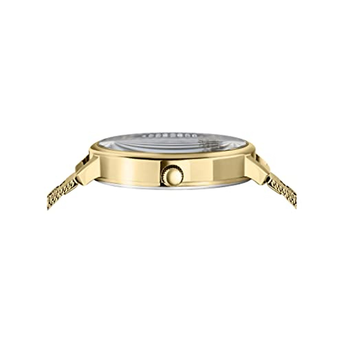 Versus Versace Womens Crystal Gold 36 mm La Villette Bracelet Watch VSP1S3821