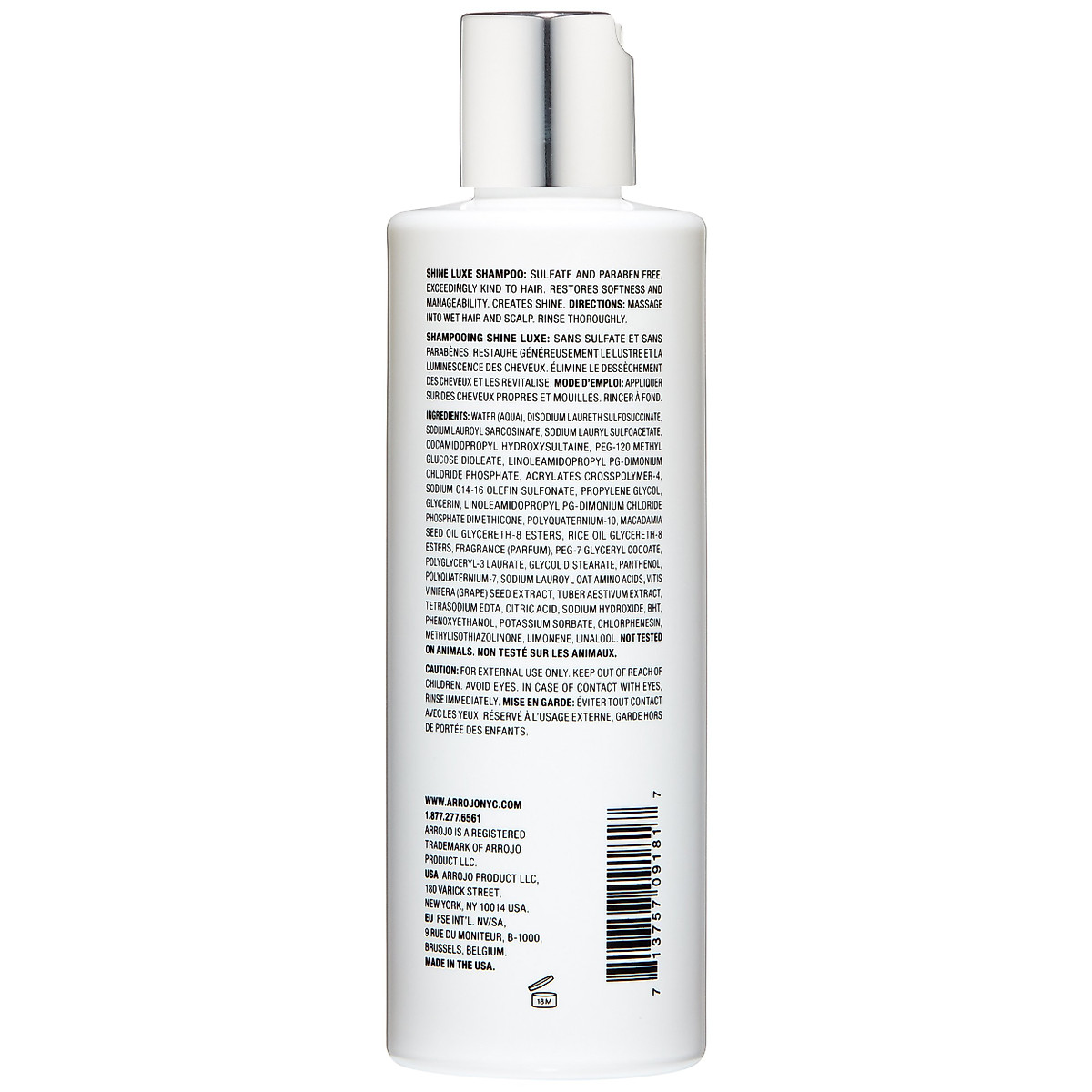 ARROJO Shine Luxe Shampoo, 8.5 Fl Oz