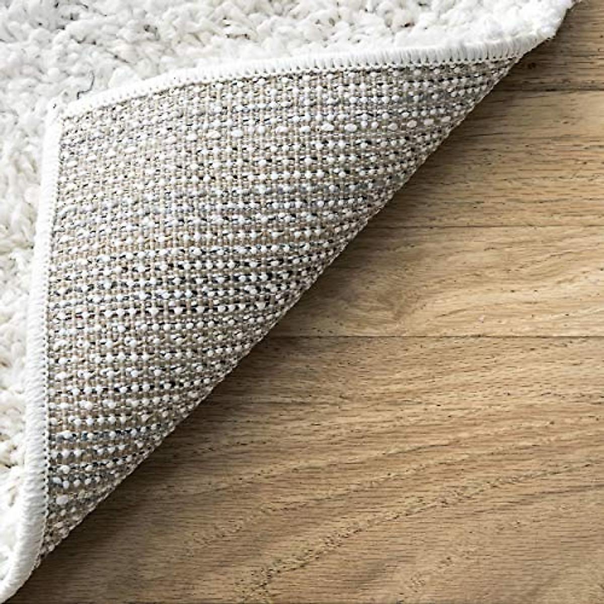 nuLOOM Wowshag Area Rug, 5' 3" x 7' 6", White